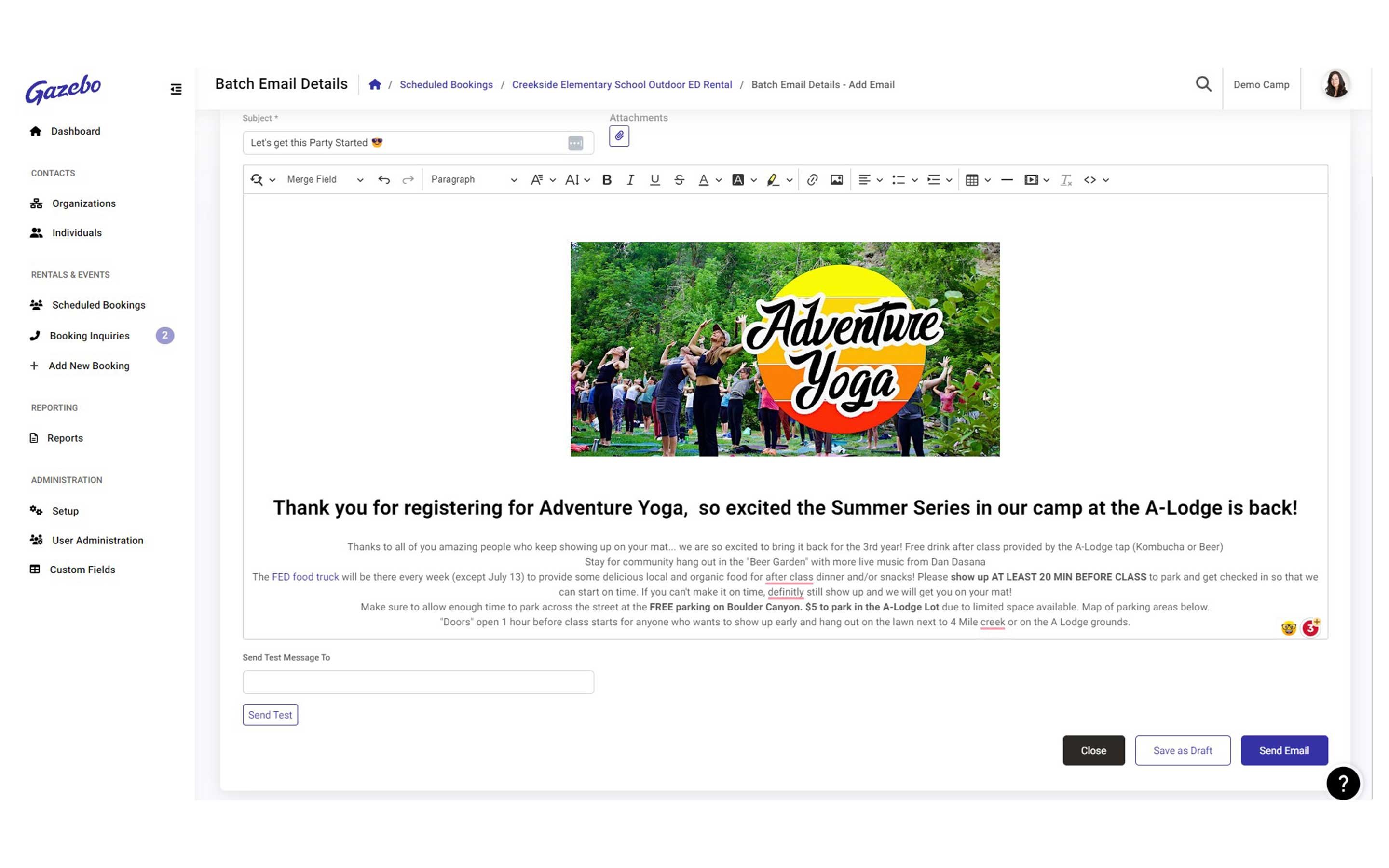 Gazebo Event Management Platform