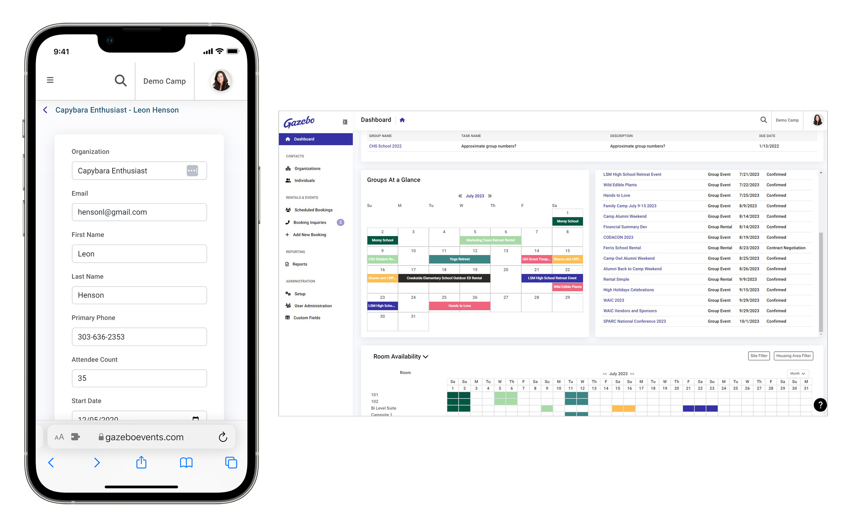 Gazebo Event Management Platform